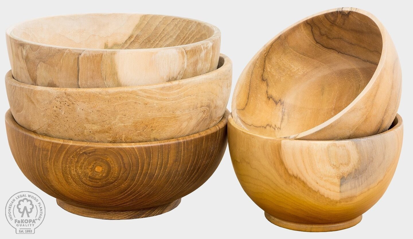 RICE - miska z teaku - Snabytek eshop